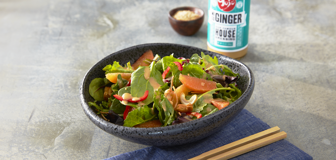 MISO GINGER ASIAN SALAD – Gojo Japanese Foods